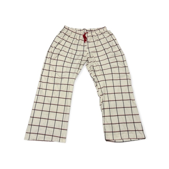 Pajama Drama | Intimates & Sleepwear | Cream Colored Plaid Pajama Pants ...